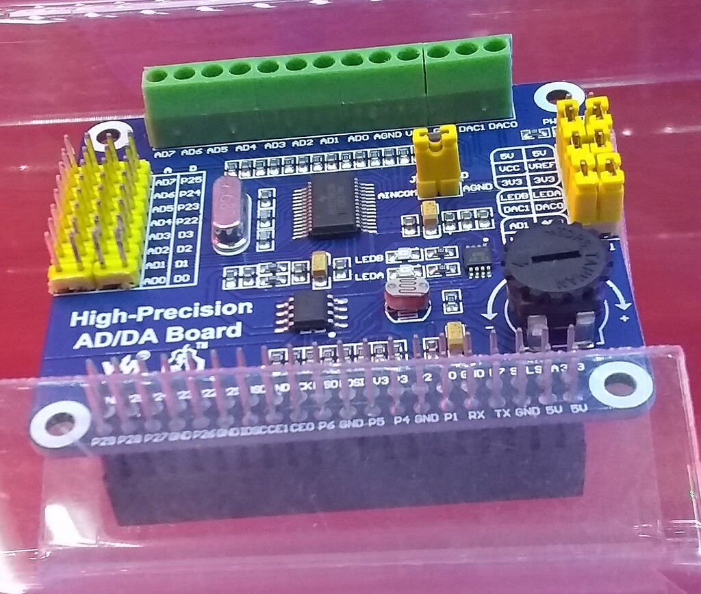 Precision AD/DA board for the Raspberry Pi - General Discussions ...