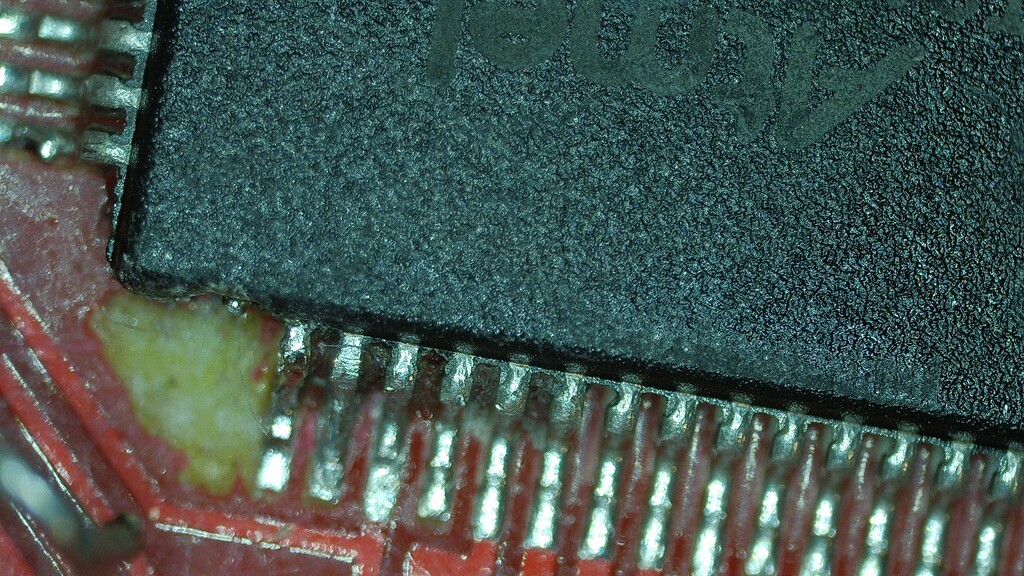 Getting "down and dirty" when repairing stuff. (Using a microscope ...